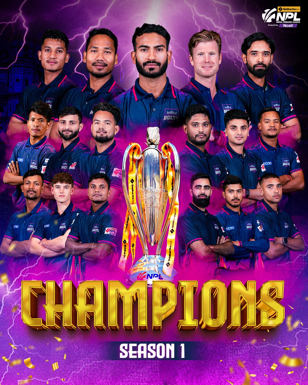 Janakpur Bolts clinches title of NPL first season - Ujyaalo Nepal